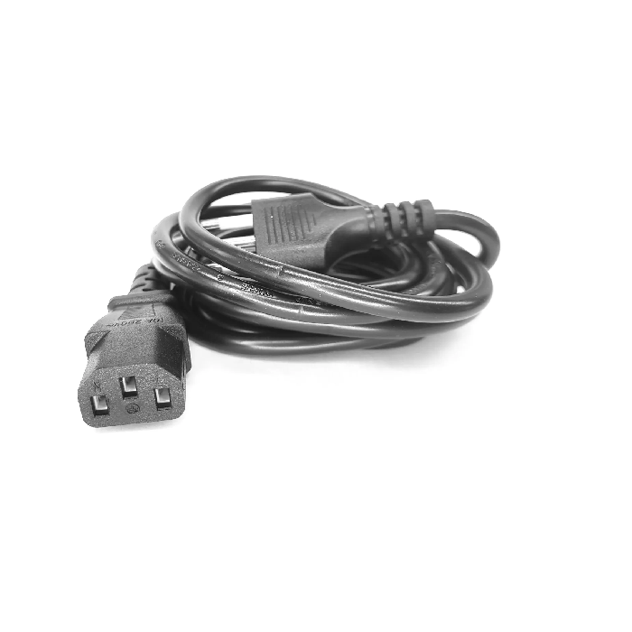 Cable De Poder Para PC 1.8m Macrotel - COMERCIAL LAGOS E HIJOS LIMITADA